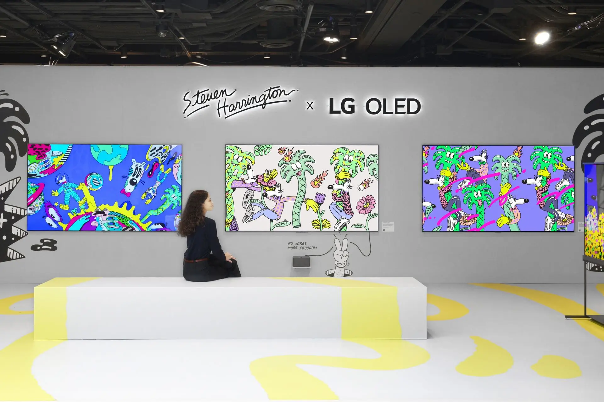 LG OLED X Steven Harrington en Frieze NY: el lugar donde el pop art se ...